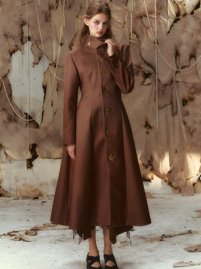 Maillard gradient wool coat – Belchic