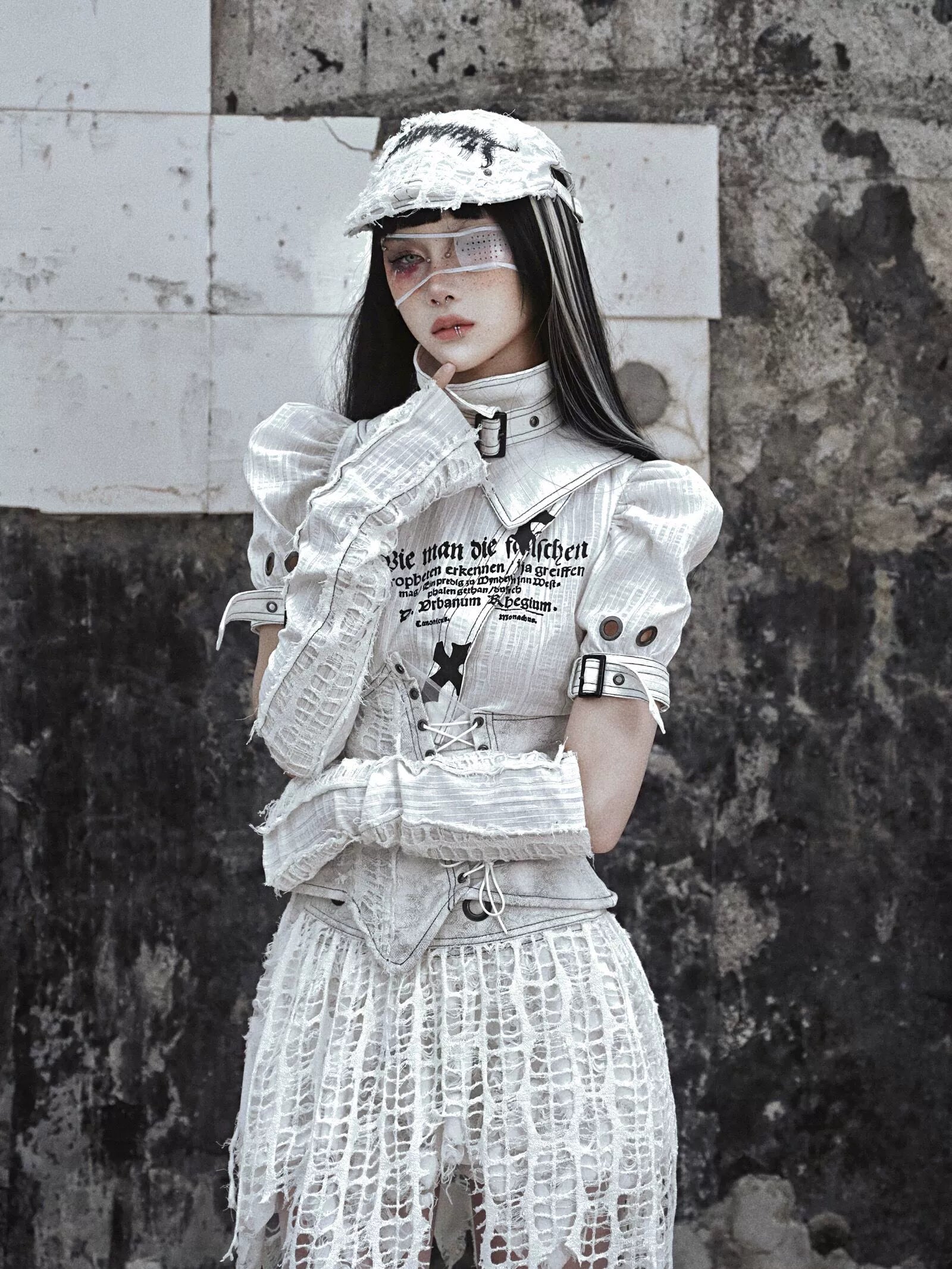 スパイダーダメージレッグウォーマー – Belchic