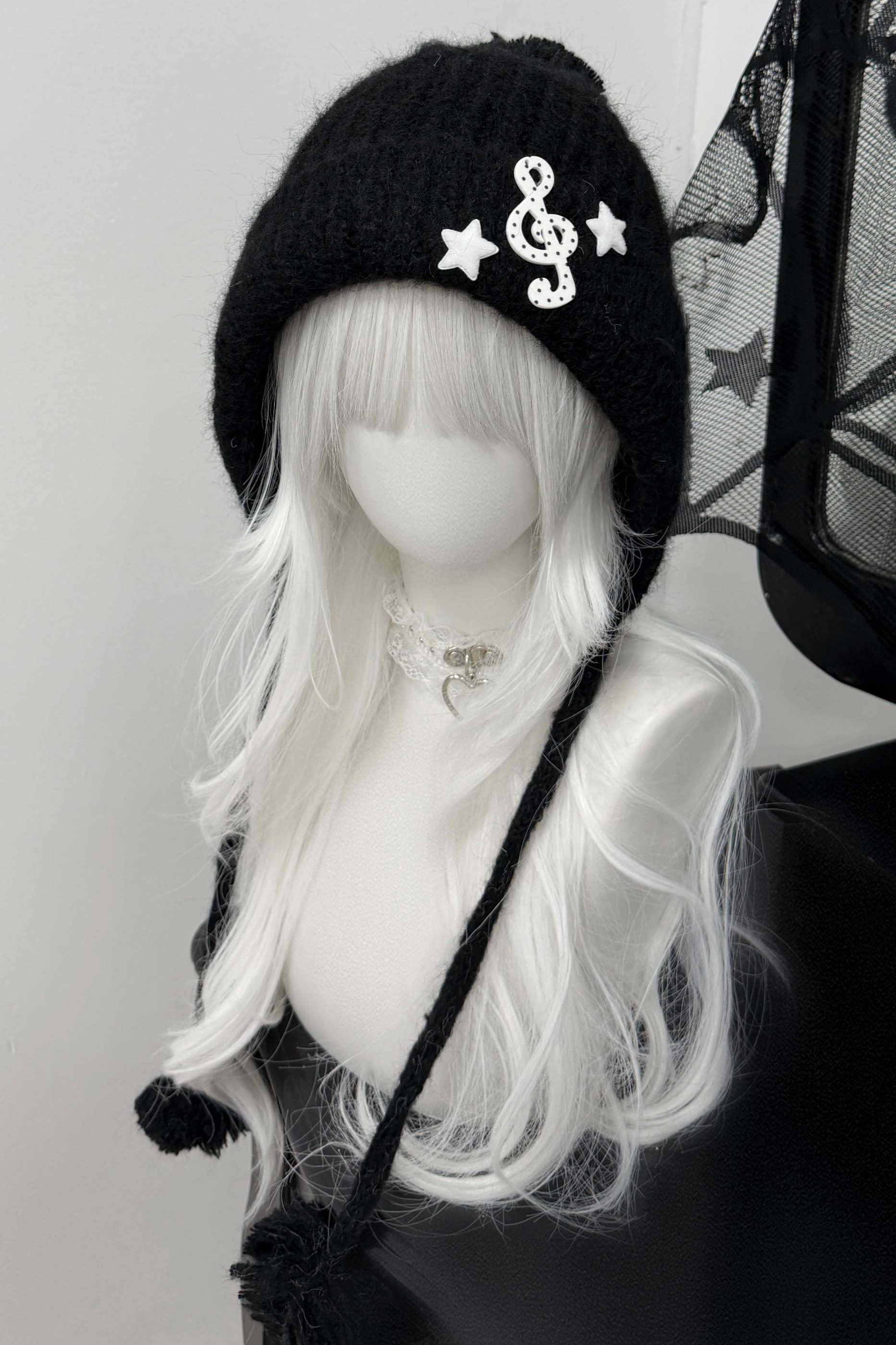 Snow Music Knit Hat + Ear Muffs – Belchic