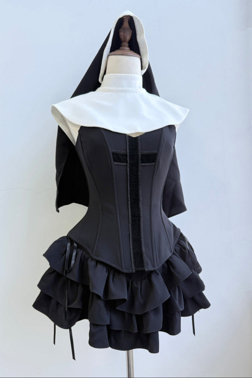[Deadline for reservations: July 29] Nun Gothic White Collar + Cross B ...