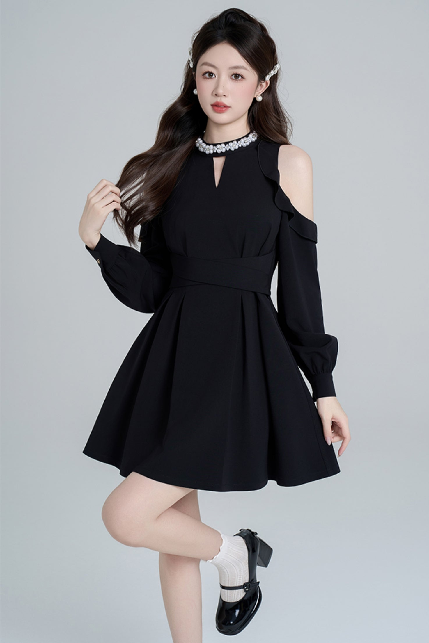 Beads Raffle Off Ward Dress – Belchic