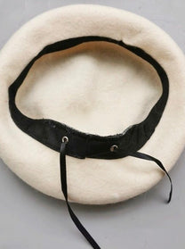 Rabbit ear ribbon beret – Belchic