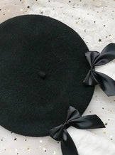 Rabbit ear ribbon beret – Belchic